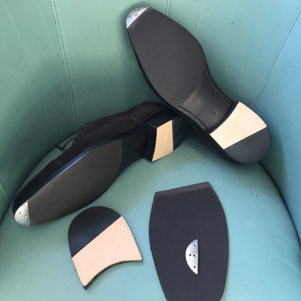 patins de protection avec fer encastre + talons coins caoutchouc ...